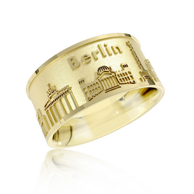 Ring Stadt Berlin 585 Gelbgold - Produkt | Shalom